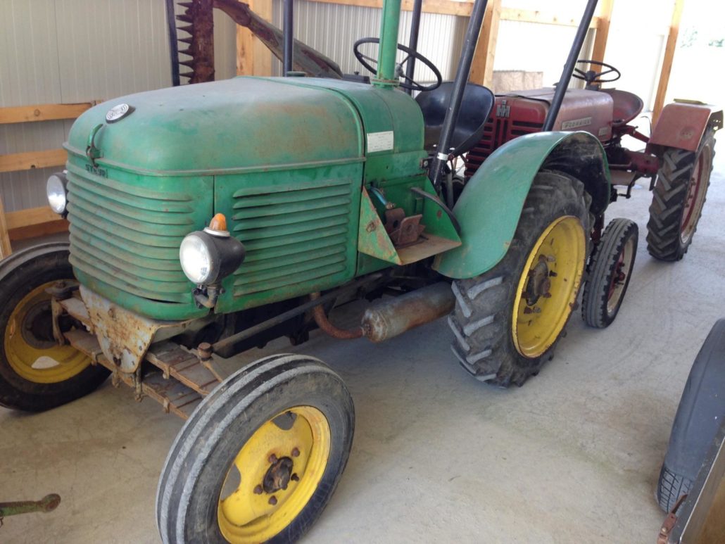 Steyr 180 A - in Arbeit | Der Traktorschrauber